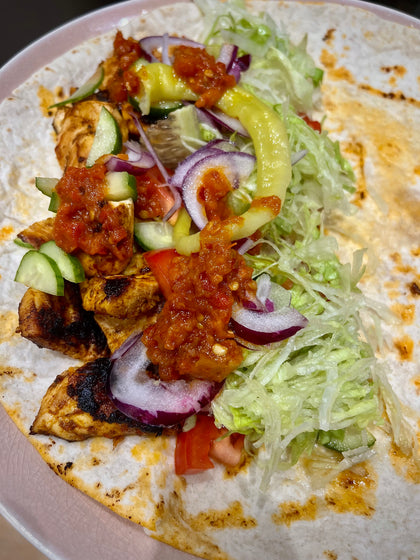 Tavuk Sis Durum - Chicken Shish Wrap – The Kebab Club